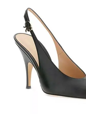 GIANVITO ROSSI Sofia Pointed-toe Slingback Pumps