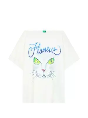 FLANEUR Graphic-print T-shirt - White