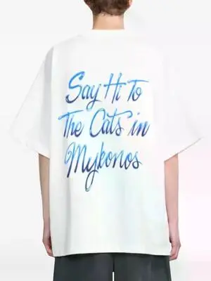 FLANEUR Cats Graphic-print T-shirt