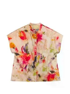 Momoni Printed Cotton Shirt