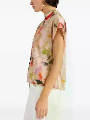 Momoni Printed Cotton Shirt