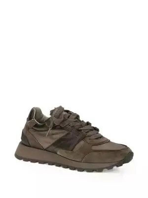 Brunello Cucinelli Suede Lace-up Sneakers - Brown