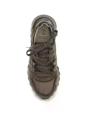 Brunello Cucinelli Suede Lace-up Sneakers