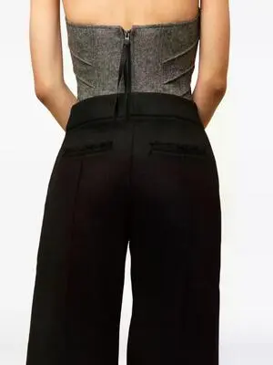 CONTESSA MILLS Salem Frayed-hem Trousers