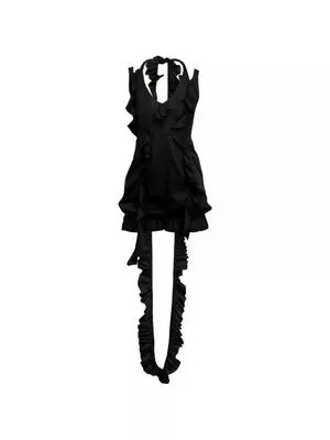 CONTESSA MILLS Holland Halterneck Romper - Black