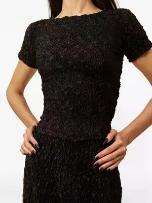 CONTESSA MILLS Blair Smocked T-shirt