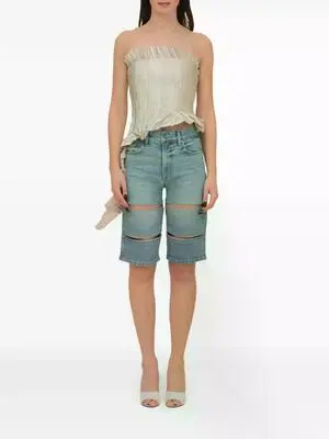 CONTESSA MILLS Le Fay Ruffled Pleated Top
