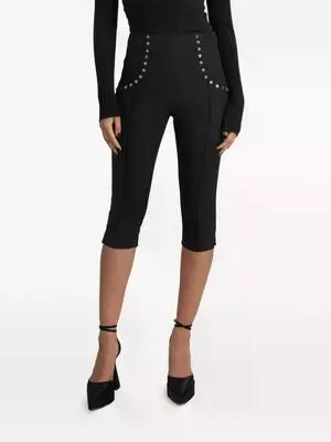 CONTESSA MILLS Benjamin Button-embellished Capri Trousers