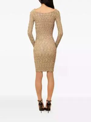 CONTESSA MILLS Blair Crinkled-effect Midi Dress