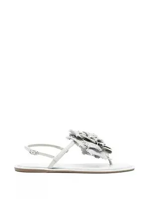 LE SILLA Rose Embellished Slingback Sandals