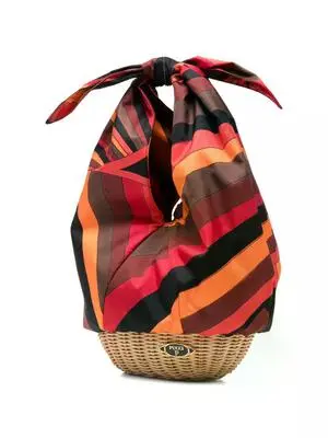 Emilio Pucci Abstract Print Scarf-knot Tote Bag