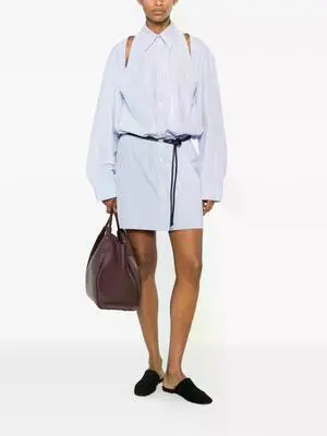Nanushka Odran Striped Shirt Dress
