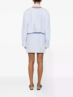 Nanushka Odran Striped Shirt Dress