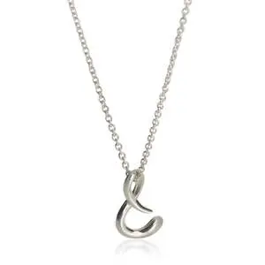 Tiffany & Co. Elsa Peretti Sterling Silver Alphabet "l" Pendant Necklace - Sterling_silver