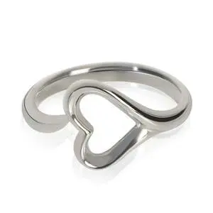 Tiffany & Co. Sterling Silver Elsa Peretti Open Heart Ring - Sterling_silver