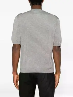 SEVEN GAUGE Melange Cotton Knit T-shirt