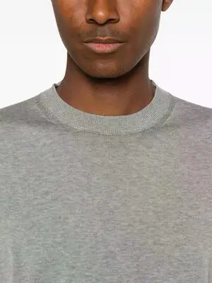 SEVEN GAUGE Melange Cotton Knit T-shirt