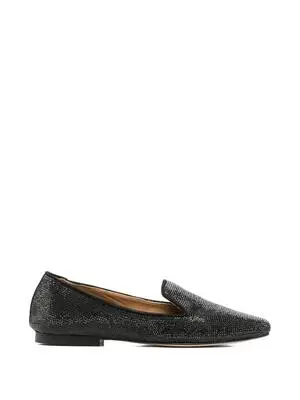 ANNA F. Crystal-embellished Loafers