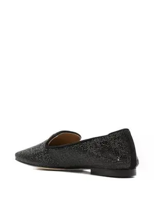 ANNA F. Crystal-embellished Loafers