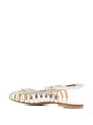 ANNA F. Round-toe Slingback Ballet Flats