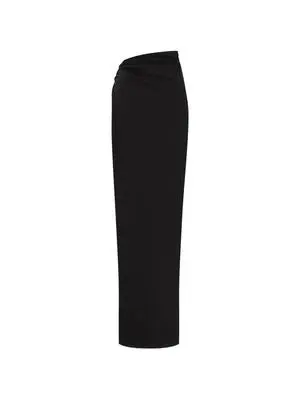 Gauge81 Paita Draped Maxi Skirt - Black