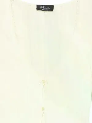 Blumarine Pointelle-knit Cardigan