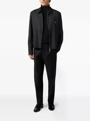 Philipp Plein Logo Plaque Zip-up Jacket