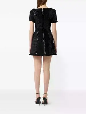 Philipp Plein Sequin-embellished Tweed Mini Dress