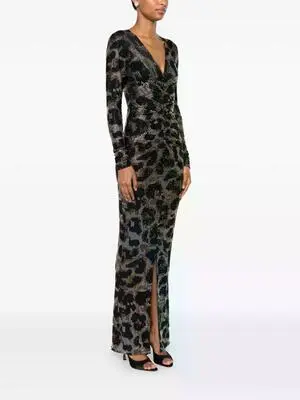 MIRON Embellished Ruched Dress