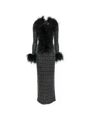 MIRON Embellished Maxi Dress