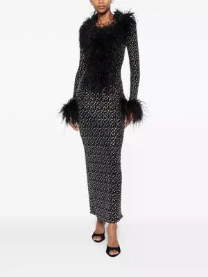MIRON Embellished Maxi Dress