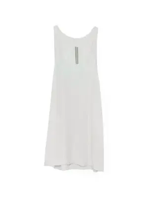 Rick Owens Scoop-neck Ribbed Vest - Neutrals