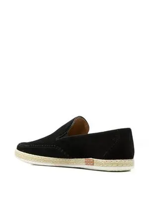SERGIO MORETTI FIRENZE Suede Penny Loafers