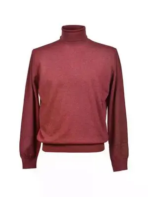 Brunello Cucinelli Cashmere Turtleneck Sweater - Red