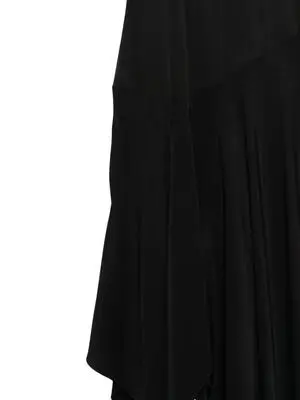 Alexander McQueen Halterneck Handkerchief Hem Midi Dress