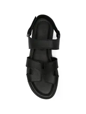 SERGIO MORETTI FIRENZE Touch-strap Leather Sandals