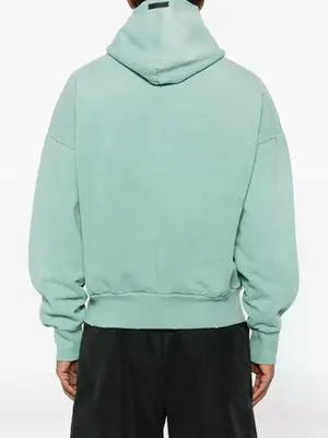 Fear Of God Logo-print Hoodie - Green