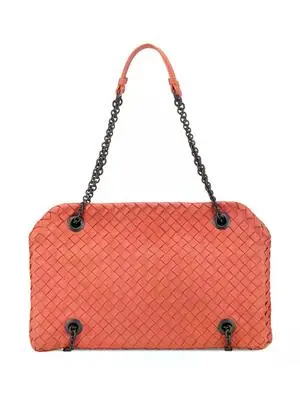 Bottega Veneta Intrecciato Duo Shoulder Bag - Pink