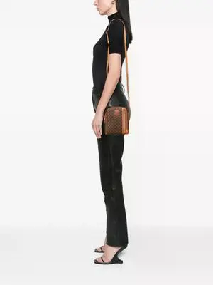 Celine Macadam Coated Canvas Crossbody Bag