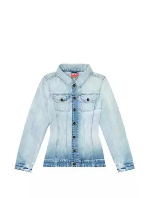 DIESEL® Hourglass-silhouette Denim Jacket - Blue