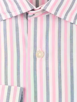 BORRIELLO NAPOLI Striped Long-sleeved Shirt