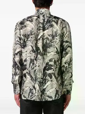 BILLIONAIRE Palms All-over Silk Shirt