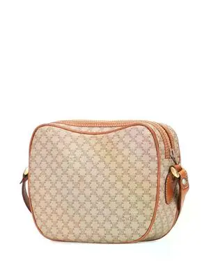 Celine Macadam Coated Canvas Crossbody Bag - Brown