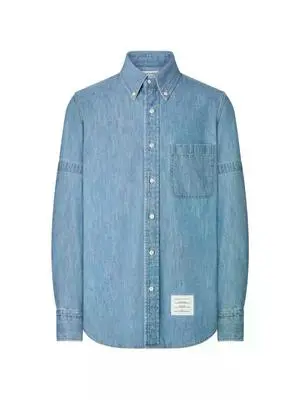 Thom Browne Armband-detail Denim Shirt