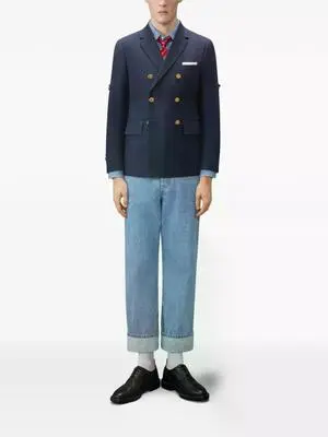 Thom Browne Armband-detail Denim Shirt