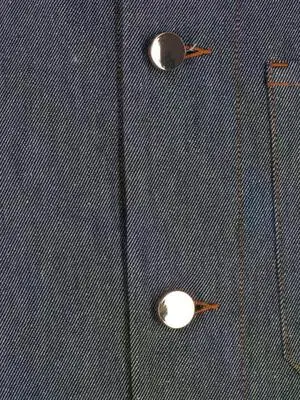 META CAMPANIA COLLECTIVE Julian Contrast-stitched Denim Jacket