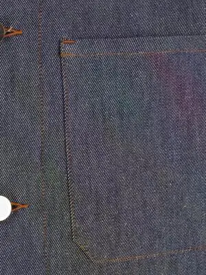 META CAMPANIA COLLECTIVE Julian Contrast-stitched Denim Jacket