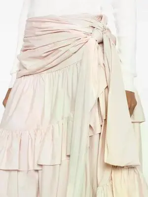 Chloé Ruffled Tiered Maxi Skirt