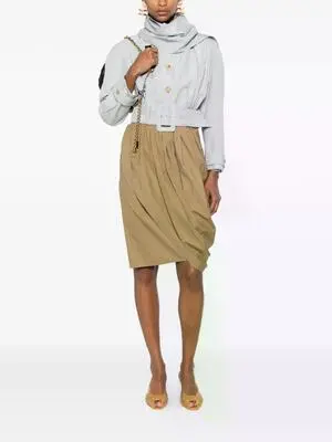 Chloé Draped Pleated Skirt