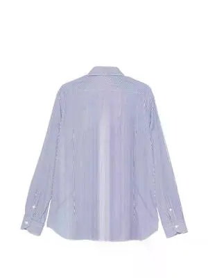 GUGLIELMINOTTI Striped Cotton Shirt - Blue